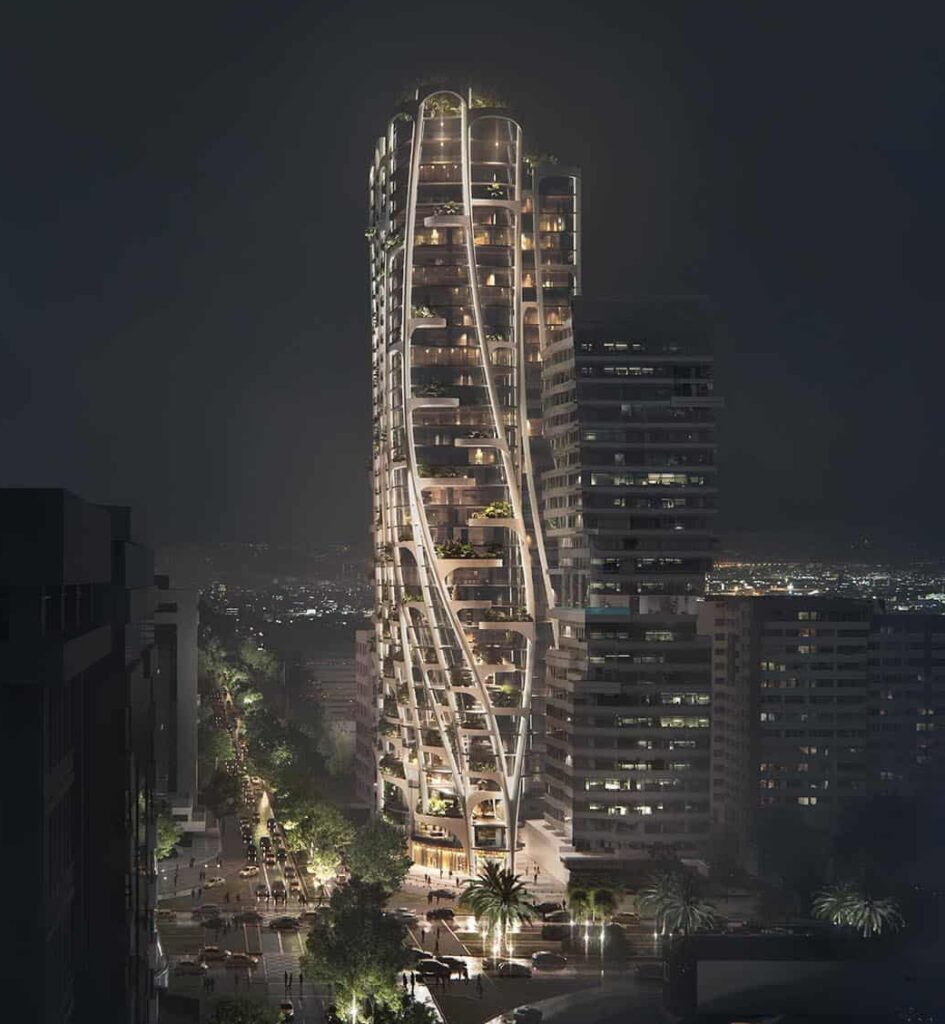 Qondesa a Curved Skyscraper Ensures Neighboring Buildings Are Not ...